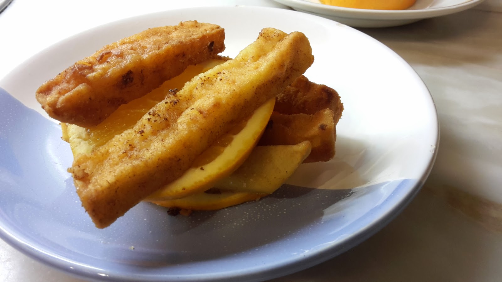 Como Pão Para Laranjas: Tiras de Pota Fritas