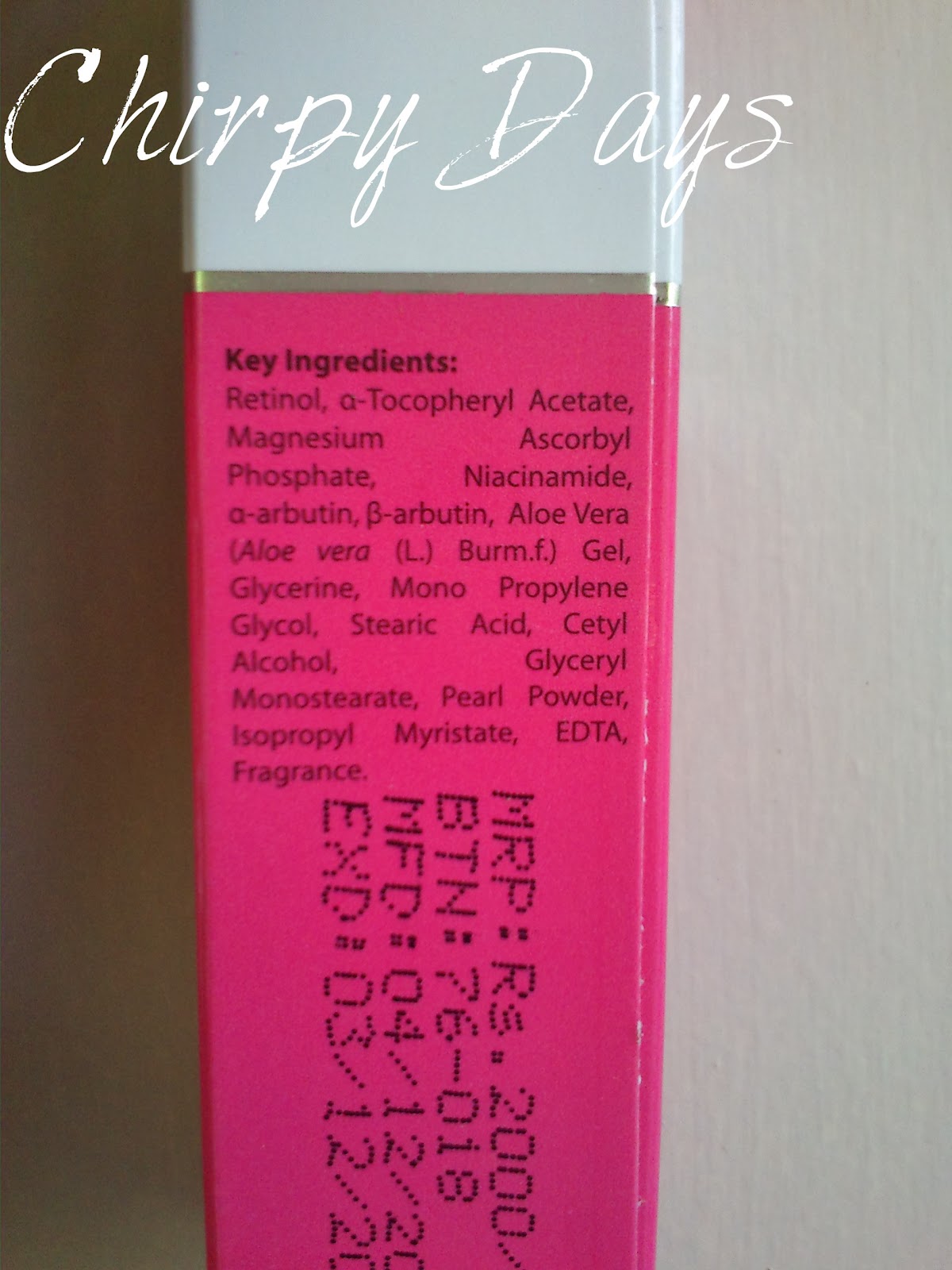 Chirpy Days: Product Review : 4ever Skin Naturals Pearl Fairness Night ...