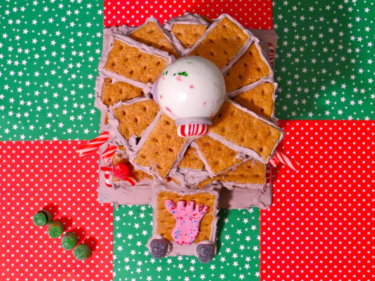 The Sewer Den: 24 Days of Turtle: Day 24 (Gingerbread Technodrome)