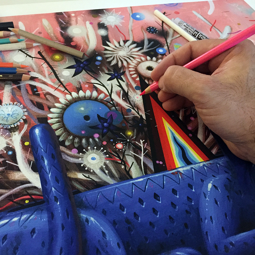 INSIDE THE ROCK POSTER FRAME BLOG: Jeff Soto "The Cat" Fine Art Print