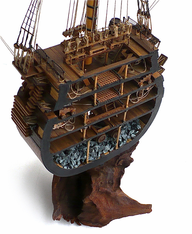 The Great Canadian Model Builders Web Page!: HMS Victory Cutaway