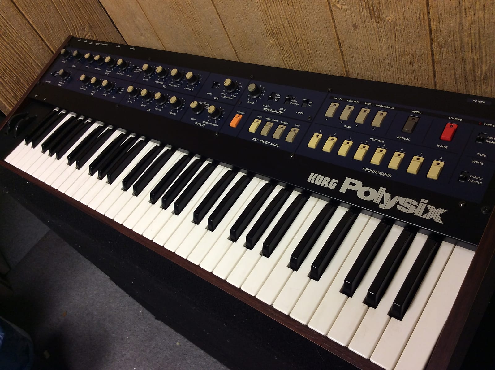 MATRIXSYNTH: Korg PolySix Analog Polyphonic Synthesizer SN 385863