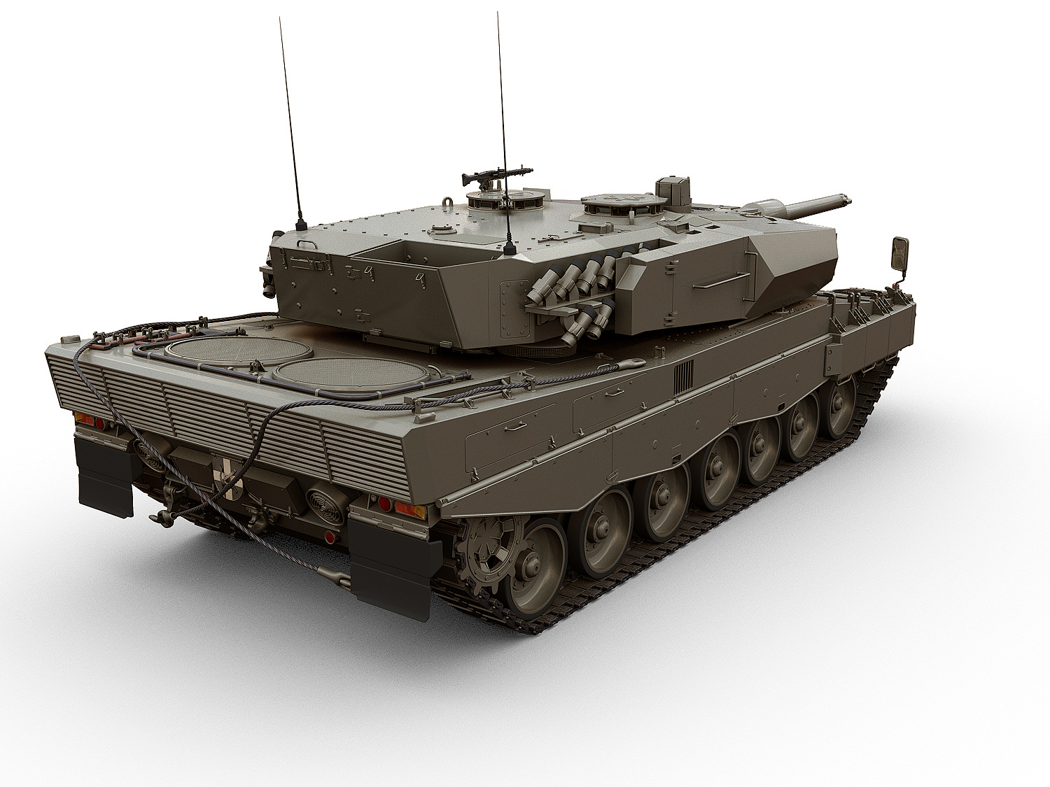 Modelos 3D: Leopard 2 PL, Improved Polish version