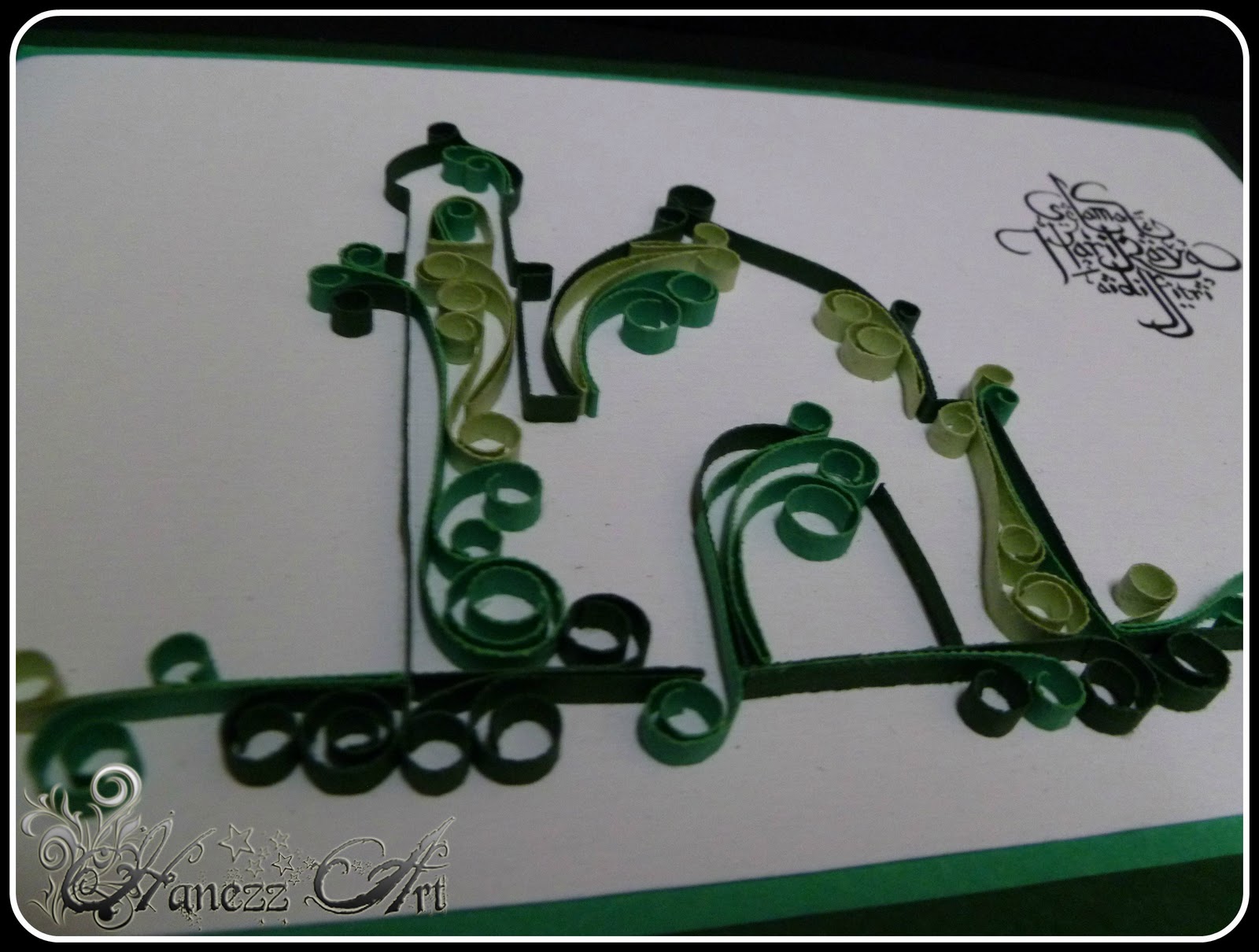 Hanezz Art: Card: Happy Aid Fitri to all