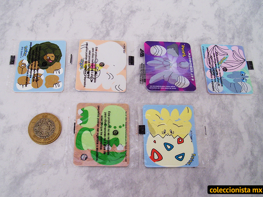 Pokémon Taps de Sabritas - Armables - Coleccionista MX