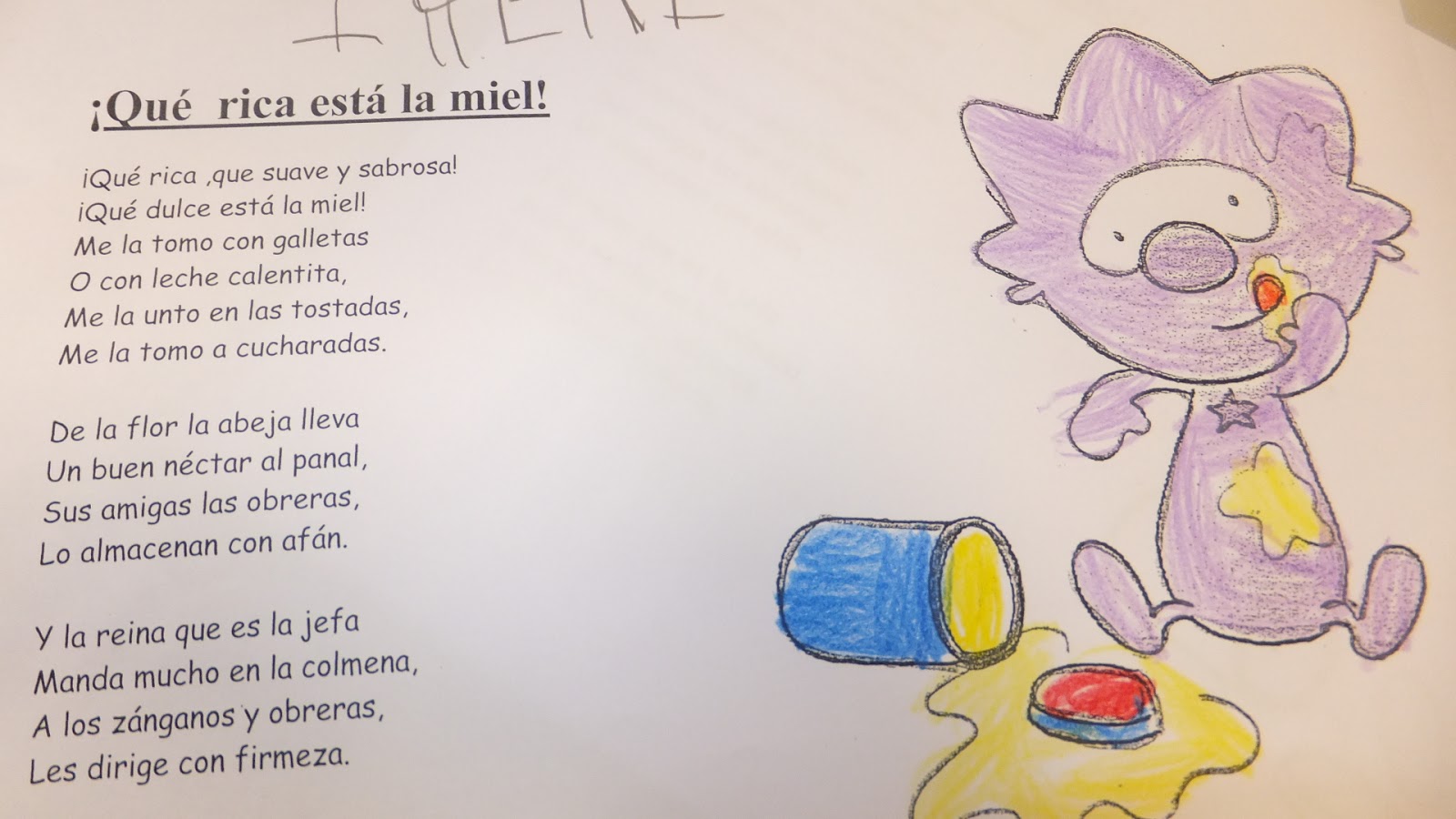 LA CASITA DE CHOCOLATE: ¡QUÉ RICA ESTA LA MIEL!