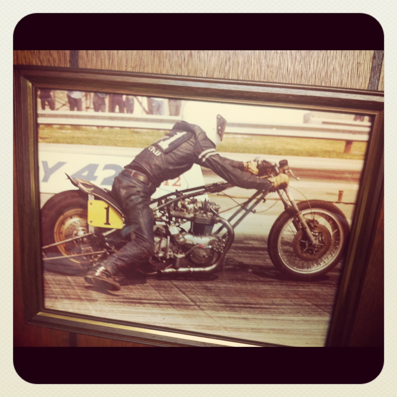 my war. F.O.A.D.: The fastest single engine triumph.