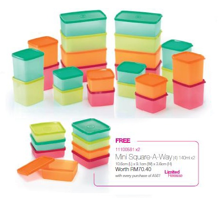 *WinShoppe* Tupperware, Tales N More!!!: Double Square Round Collection