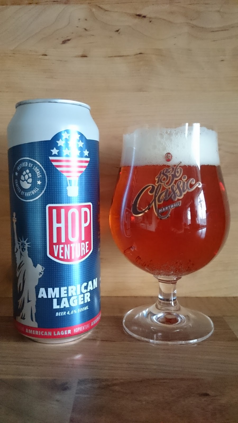 Beer Atlas: Hartwall Hopventure American Lager - Juomaposti