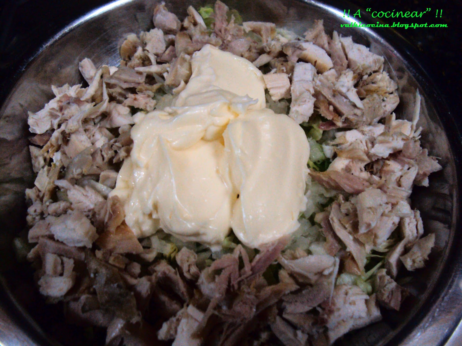 ENSALADA DE POLLO: para rellenar sándwiches, tartaletas, ... | ¡¡A ...