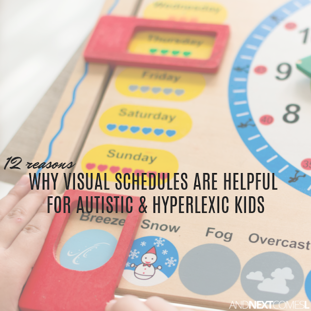12 Benefits of Visual Schedules for Autistic or Hyperlexic Kids | And ...