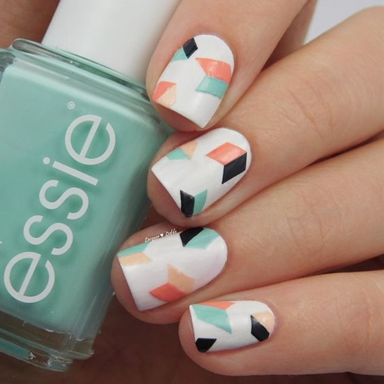 5 Shockingly Simple Geometric Nail Art Ideas You'll Love - top 5 ...