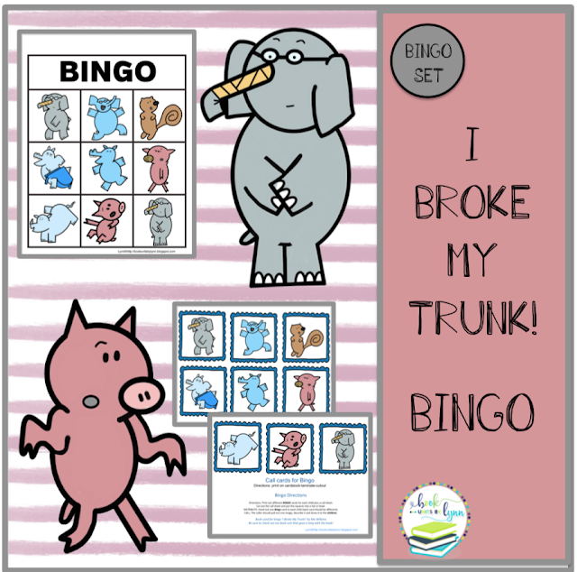 I BROKE MY TRUNK! BINGO ~ Book Units by Lynn