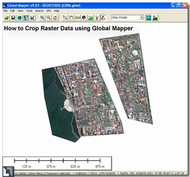 MAP: Crop USING GLOBAL Mapper raster data