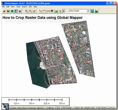 MAP: Crop USING GLOBAL Mapper raster data