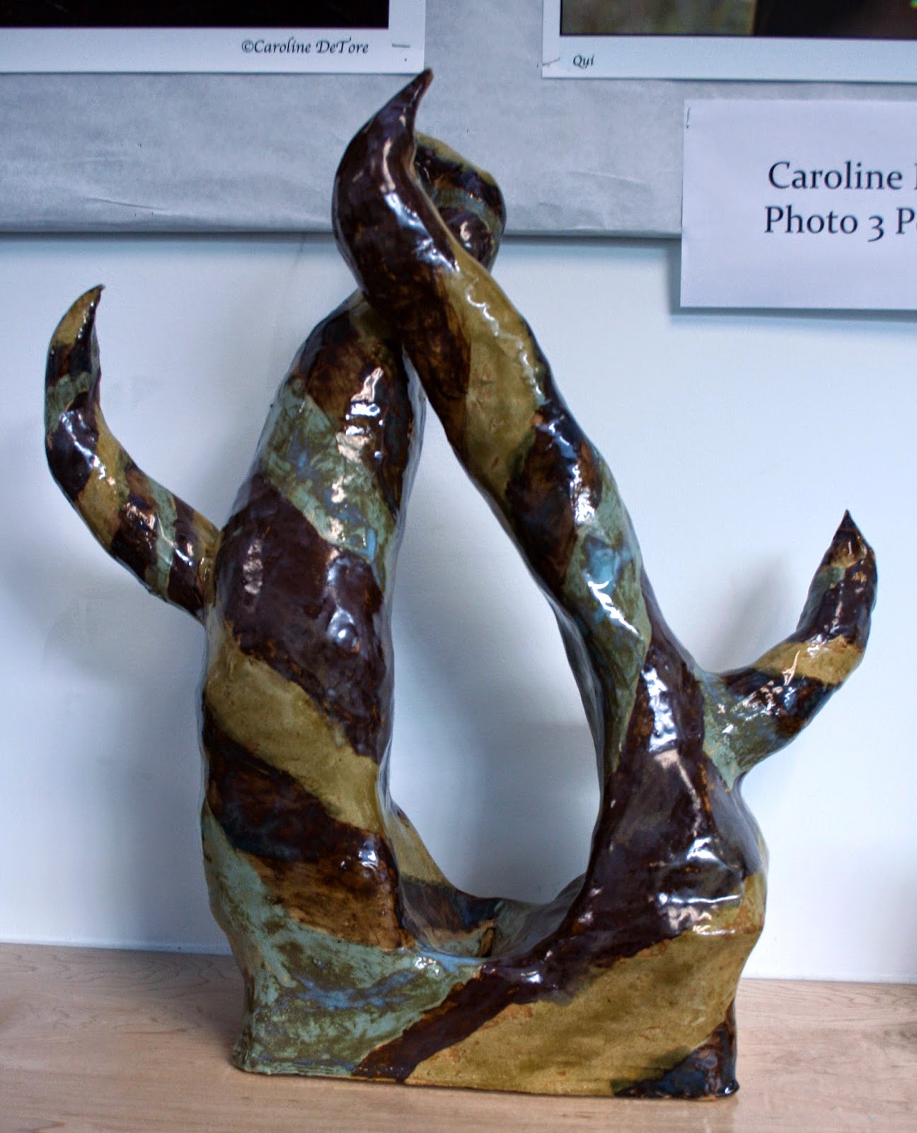 Clay shares: Abstract coil nature project