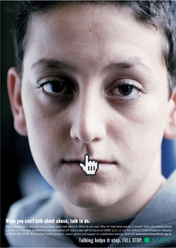 Gemma Bull: NSPCC advertising poster briefing