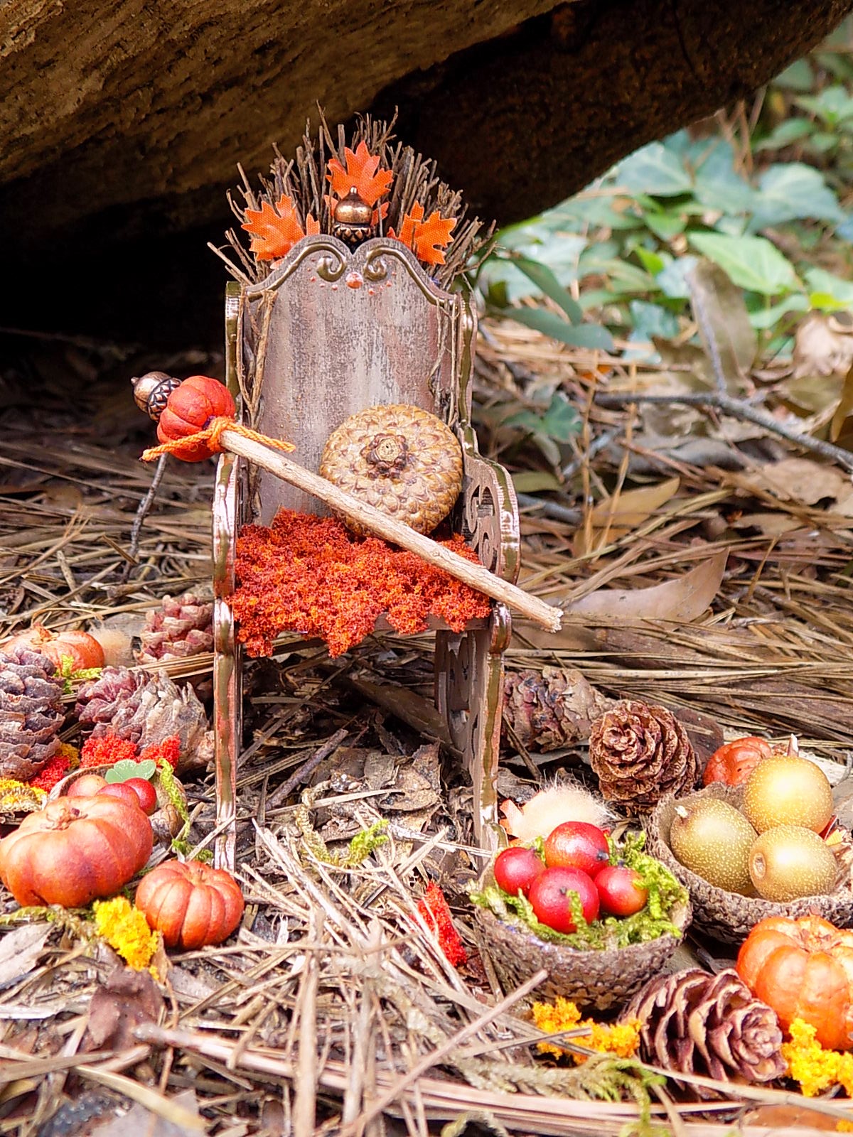 flew the coop: Autumn Throne for a Fairy