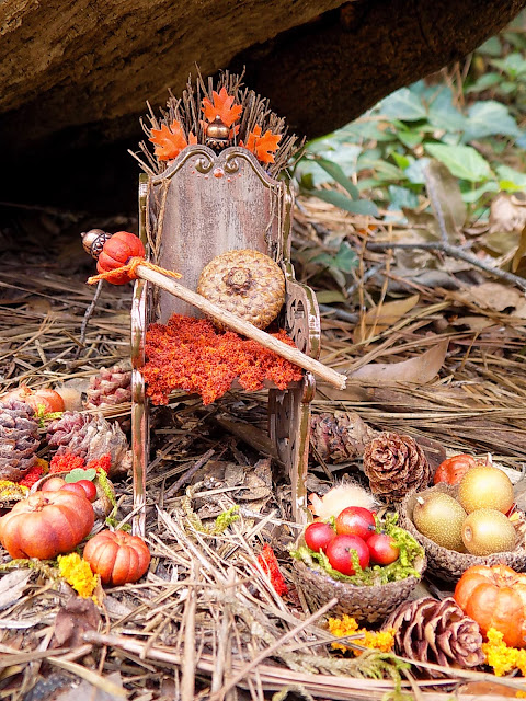 flew the coop: Autumn Throne for a Fairy