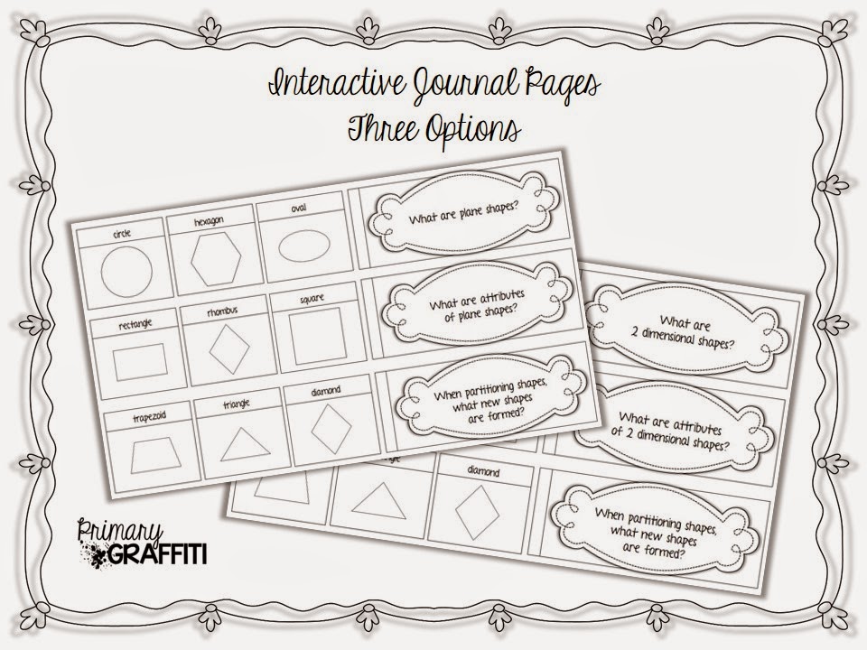 Primary Graffiti: Mouse Shapes {Shape Attribute Lessons}