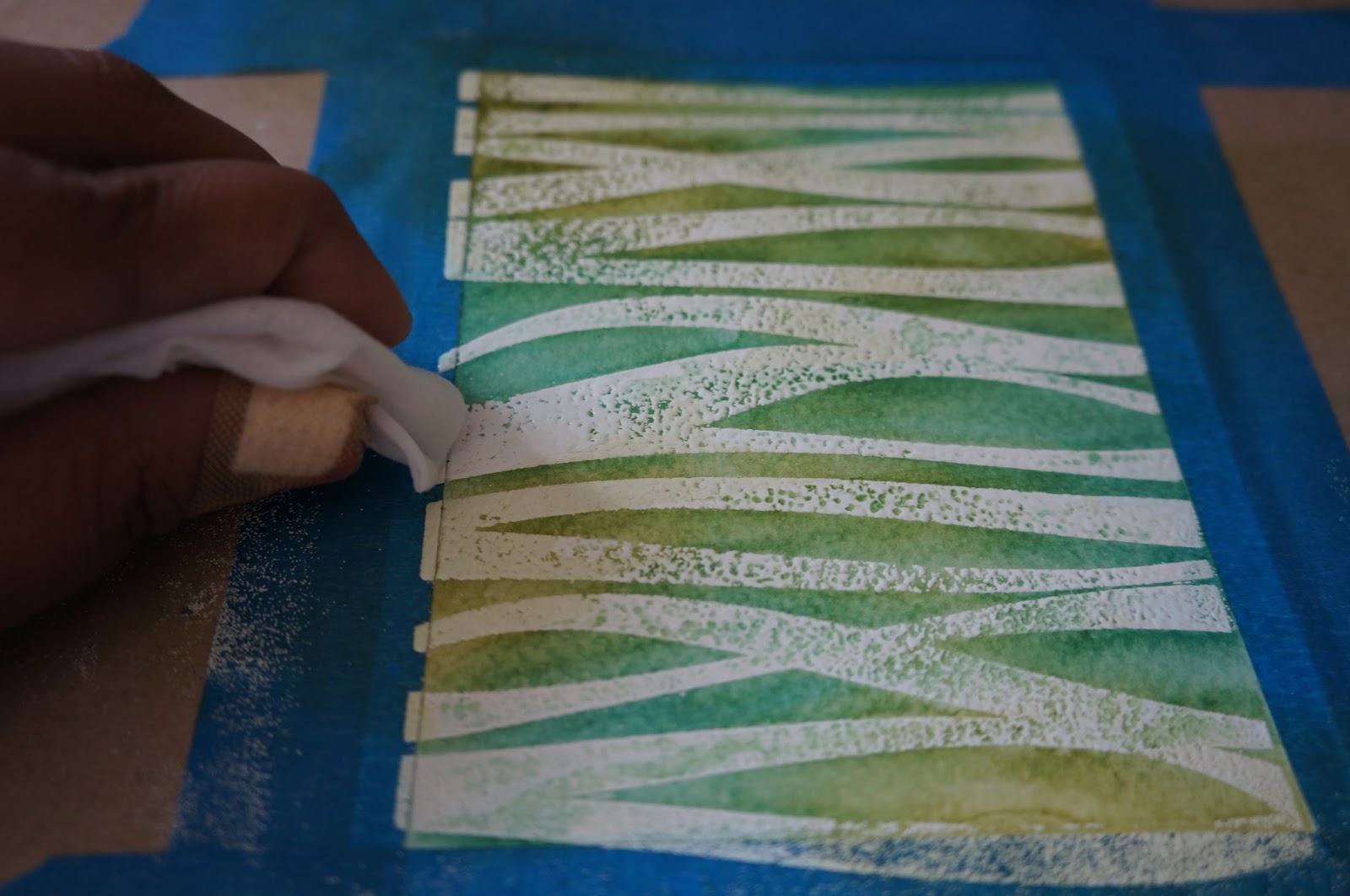 Create a smile: Stretching Your stamps - Mirror Stamping