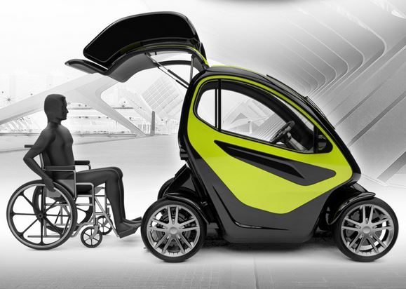 ATAXIA - ADCA - SCA: Elektrische auto voor rolstoel