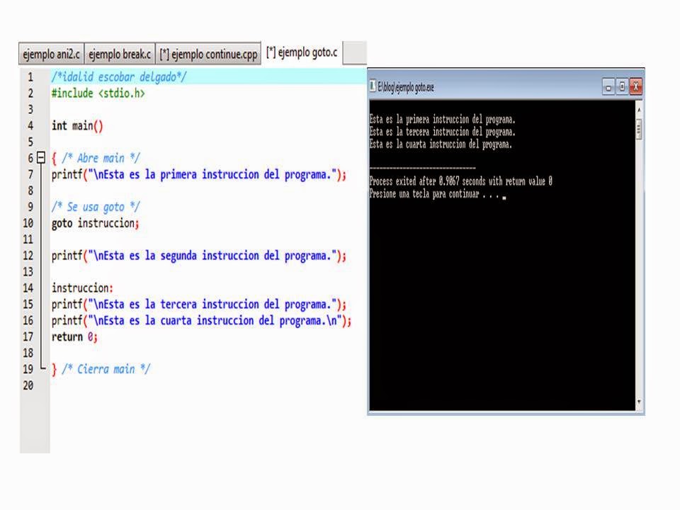Todo acerca de la programación basica: ejemplo de programas