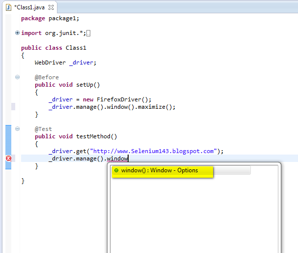 Selenium By Arun 290 Manage Window Maximize To Maximize The Browser Window