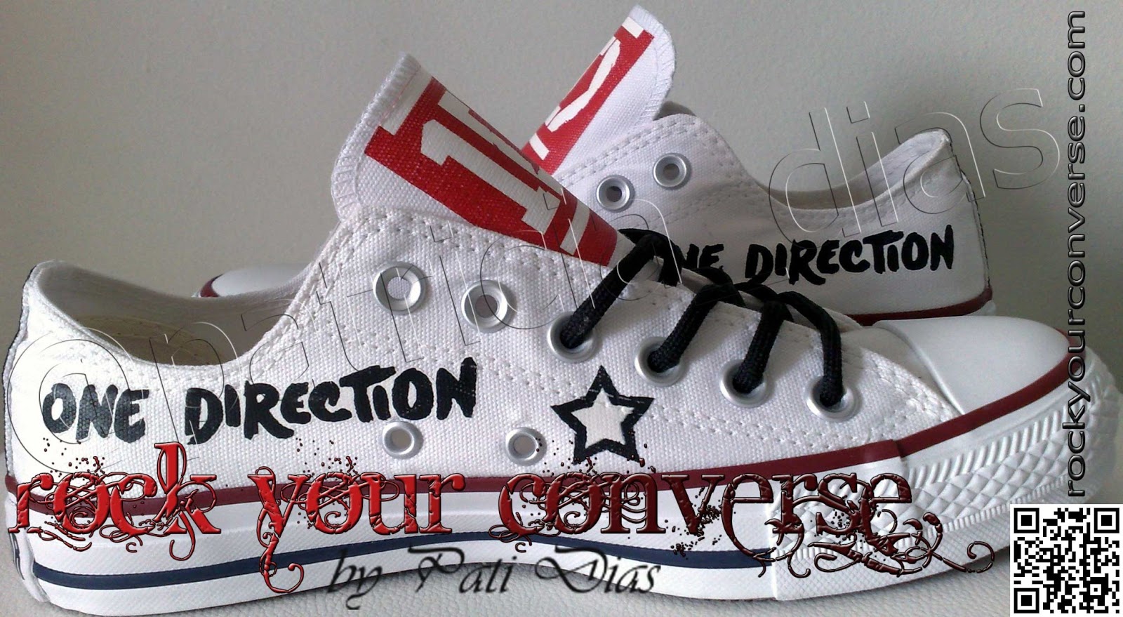 Converse All Star Customizado - Rock Your Converse!: One Direction - 1D