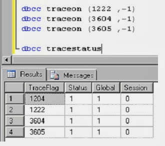 Knowledge Sharing: How To Enable Deadlock Trace in Sql Server