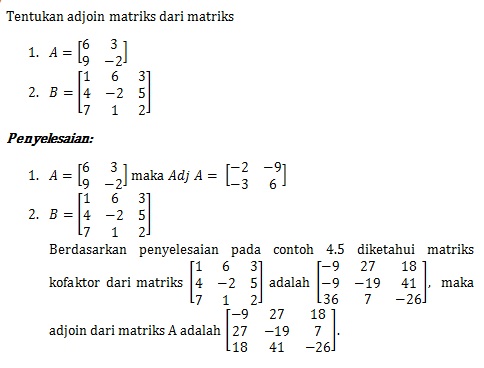 Halaman Isi: Adjoin Matriks