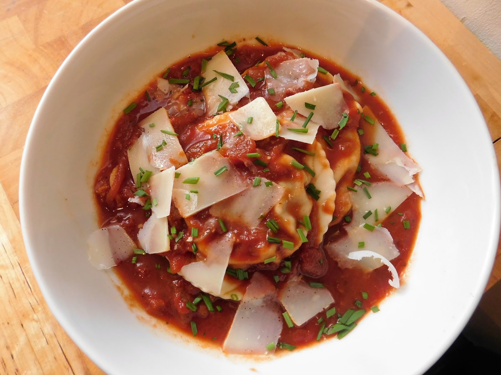 Recipe: Homemade pigs' cheek ravioli with spicy tomato sauce