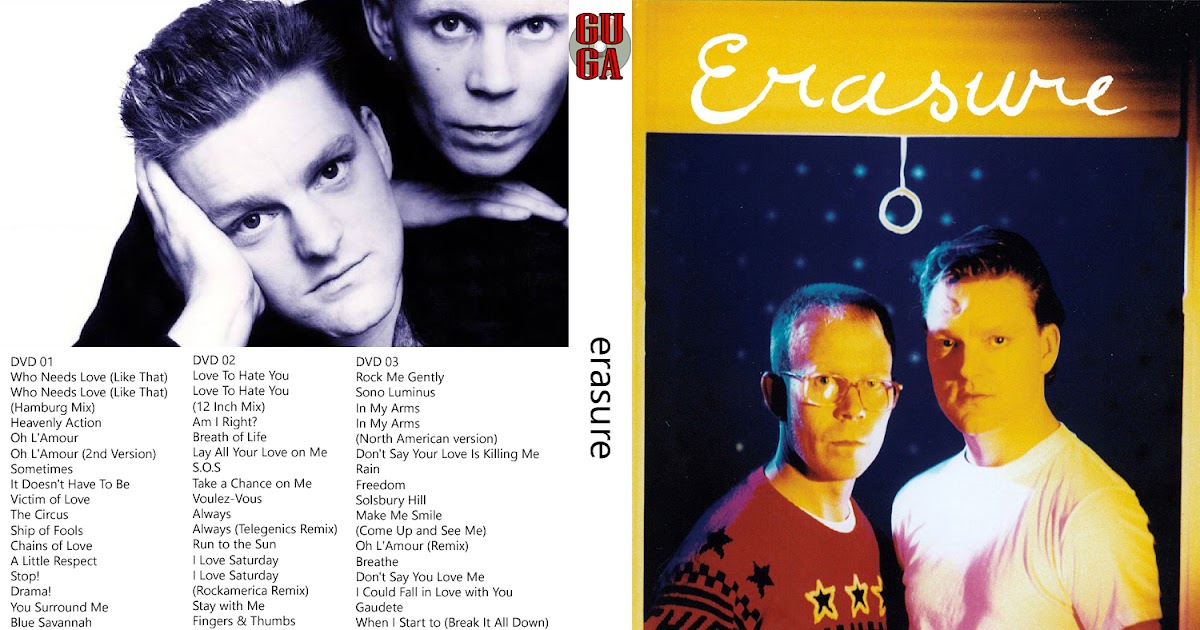 Guga DVDs: Erasure The Definitive Video Collection