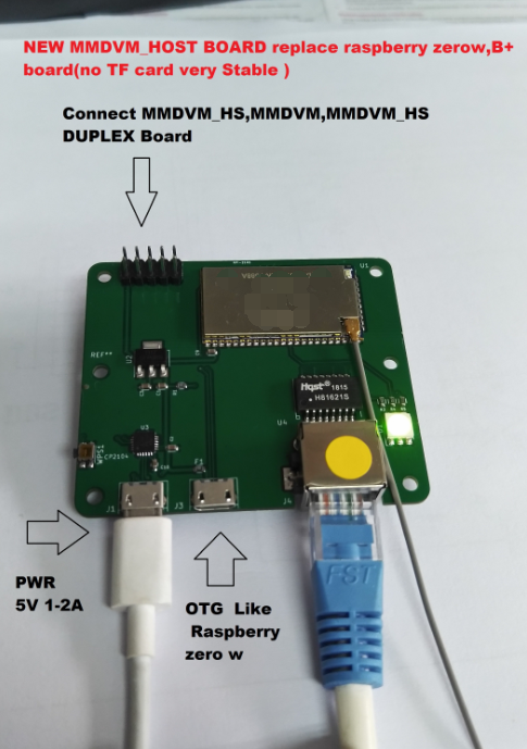 JumboSPOT official website: HOW TO USE MMDVM HOST WIF Main BOARD: