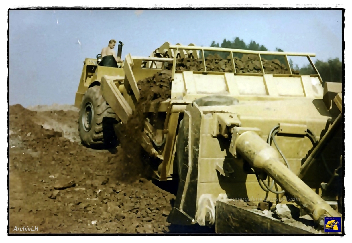 Bagger Galerie Construction Machines: MICHIGAN 210 Scraper Caterpillar ...