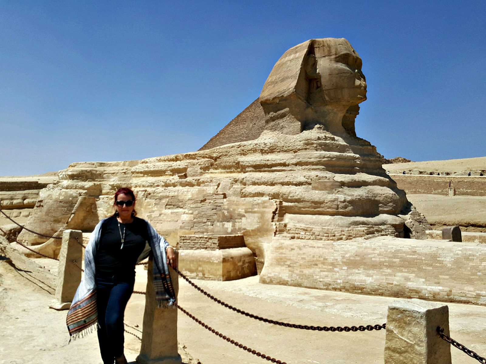 Traveling Redheaded Lady