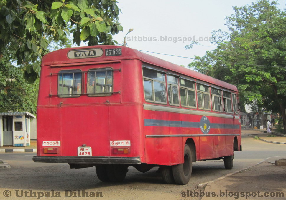 SLTB buses - ශ්‍රී ලංගම බස්: Ruby bodied TATA LP 1210/52 bus from SLTB ...