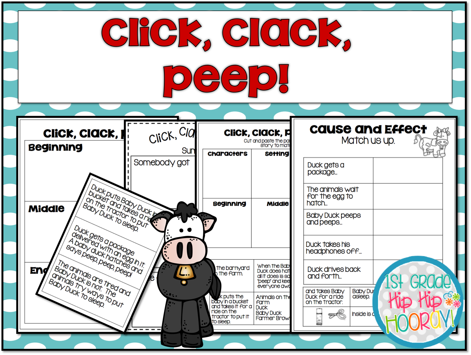 1st Grade Hip Hip Hooray!: Click Clack Peep... Doreen Cronin and Betsy ...