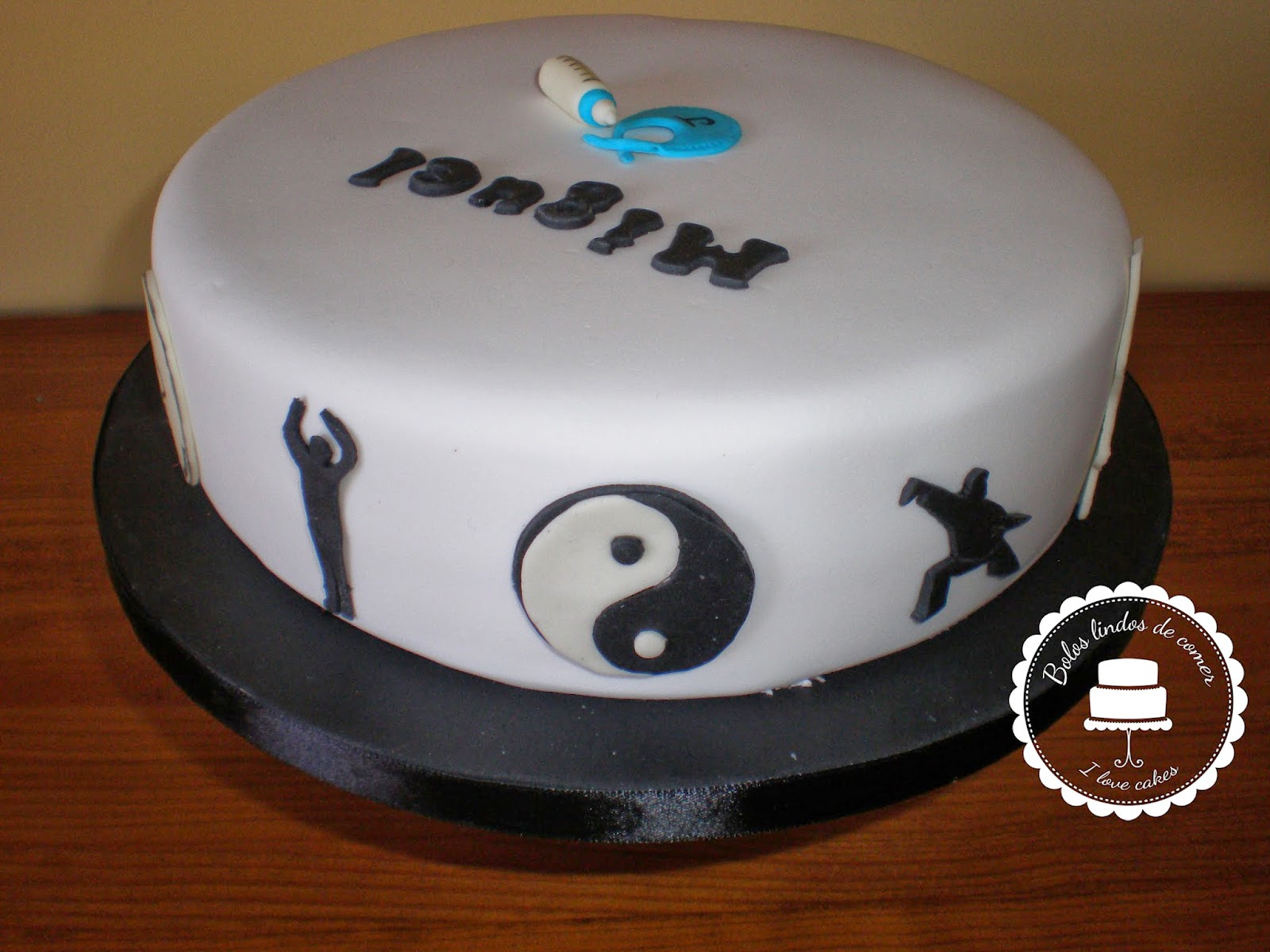 Bolos lindos de comer: Bolo Yin Yang / Yin Yang cake