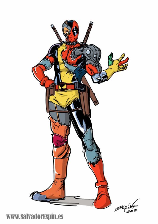 Espin´s Sketch-a-lot: DISEÑOS DE EVIL-DEADPOOL!!