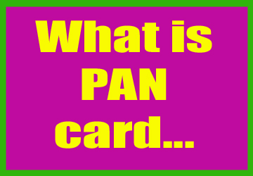 What is PAN card..? Uses of PAN card. - Technical Ananth
