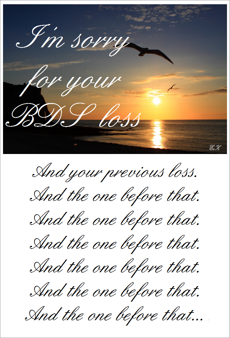 BDS Condolence Cards ~ Elder Of Ziyon - Israel News