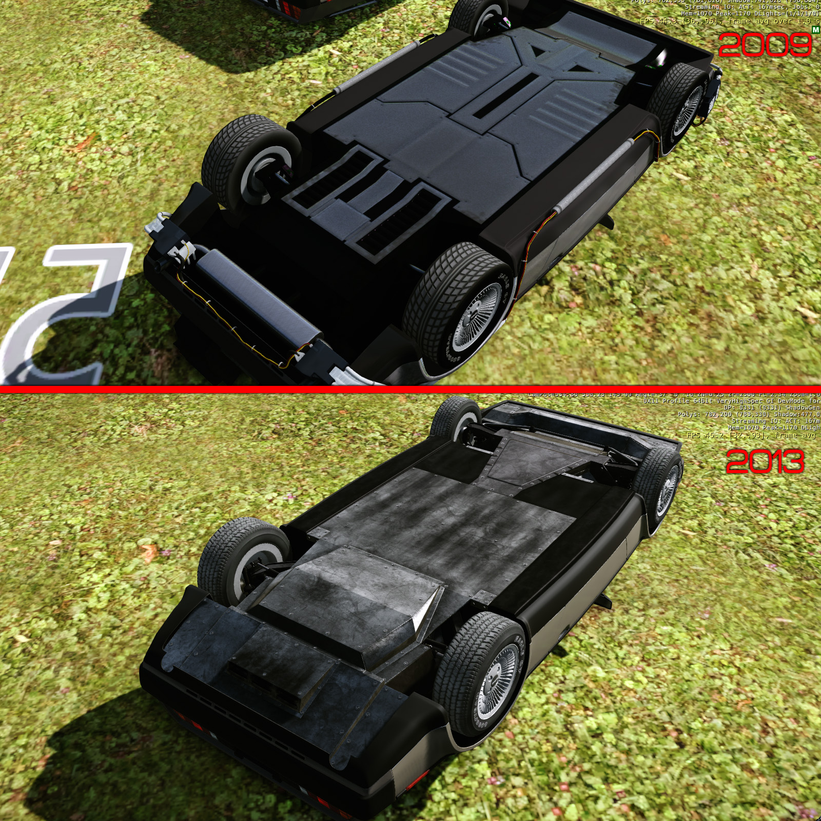 Tirido's Portfolio: DeLorean Time Machine for CryEngine 3 (Work in ...
