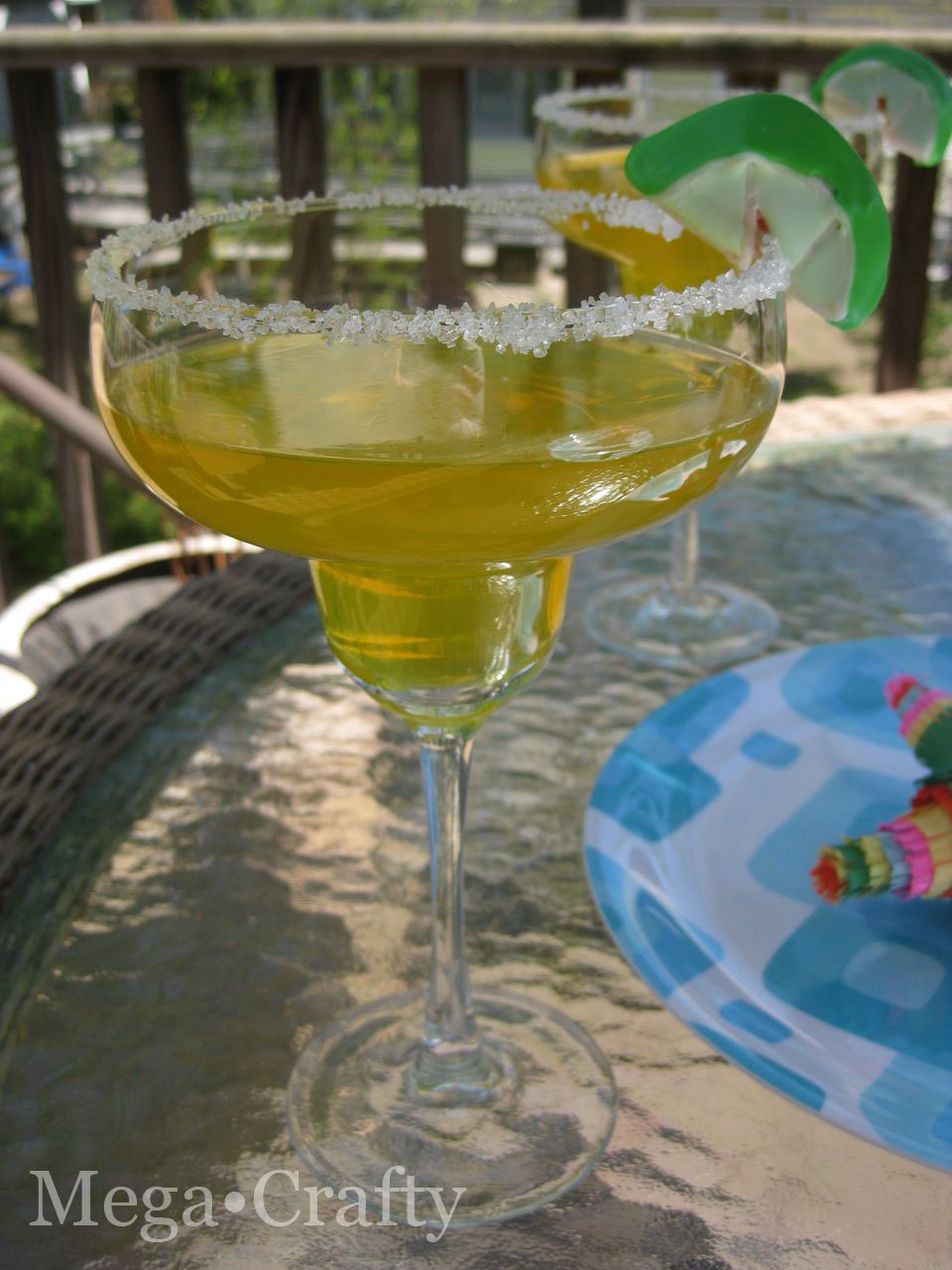 Mega•Crafty: Faux Margaritas- Jello and Lime Wedge Cookies
