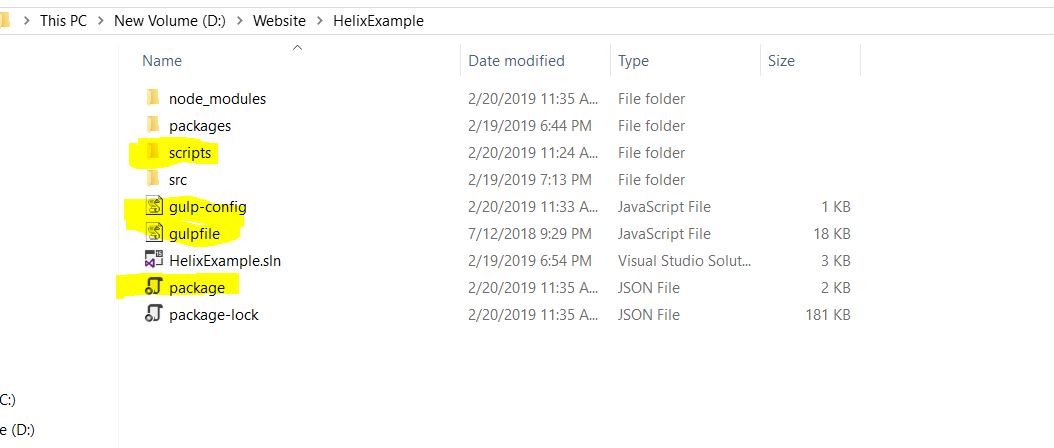 Setup First Sitecore Helix Example From Scratch (Blank solution)