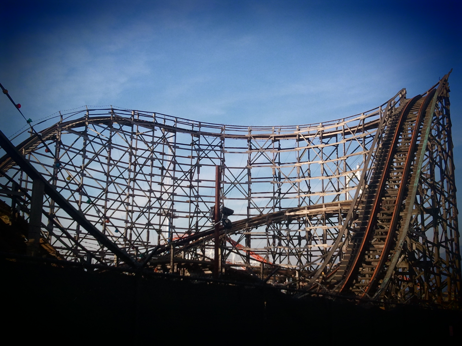 Lance Cardinal Creations: Inside "The Wooden Roller Coaster" at ...
