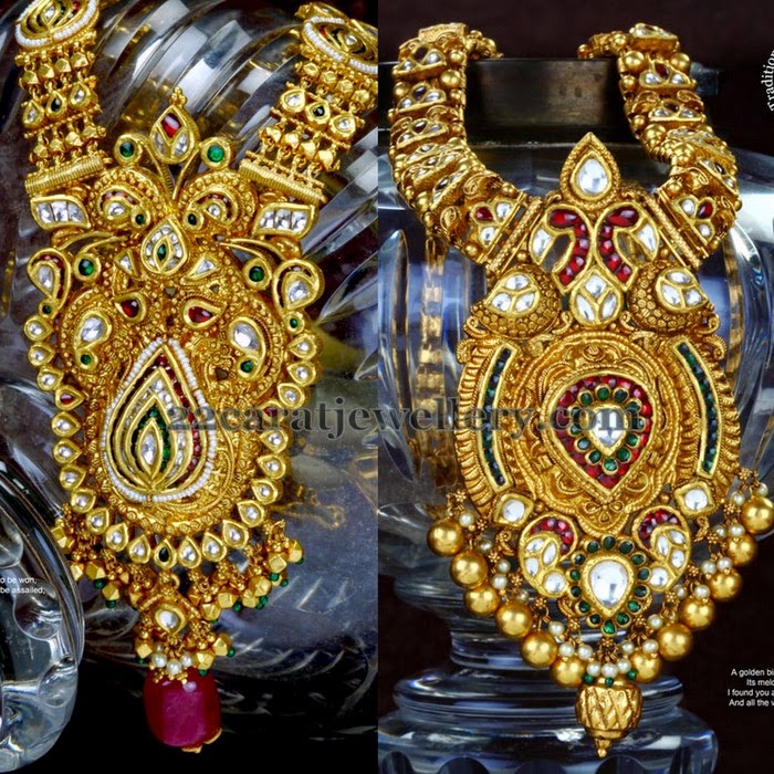 New Antique Long Chain Designs - Jewellery Designs