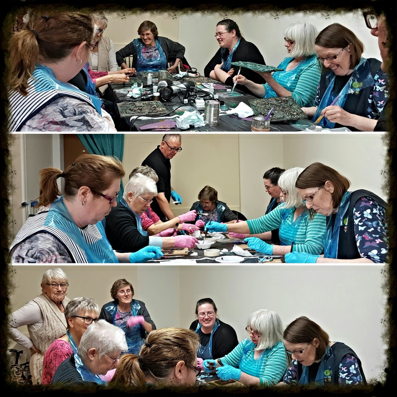 DREAMS OF VINTOPIA: Powertex workshop at M B Crafts