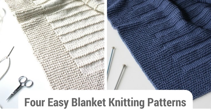Fifty Four Ten Studio: Four Easy Blanket Knitting Patterns
