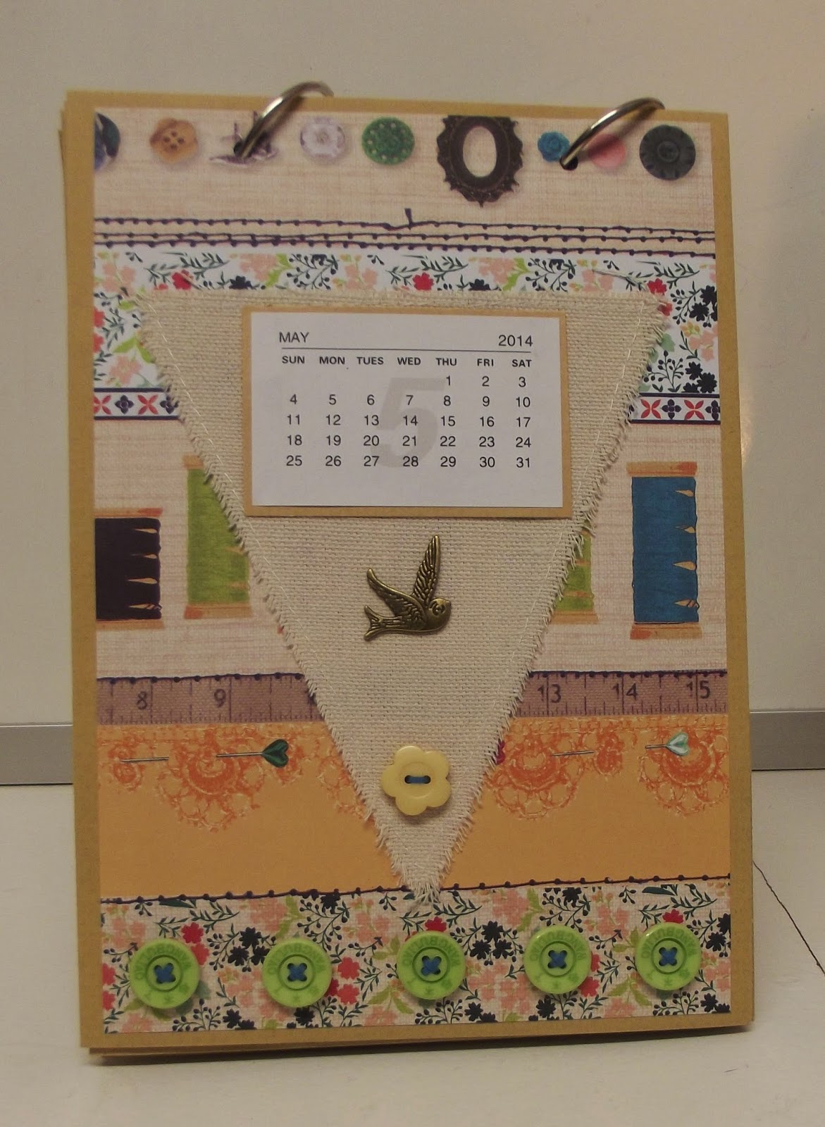 Night Owl Designs: A5 Envelope Calender